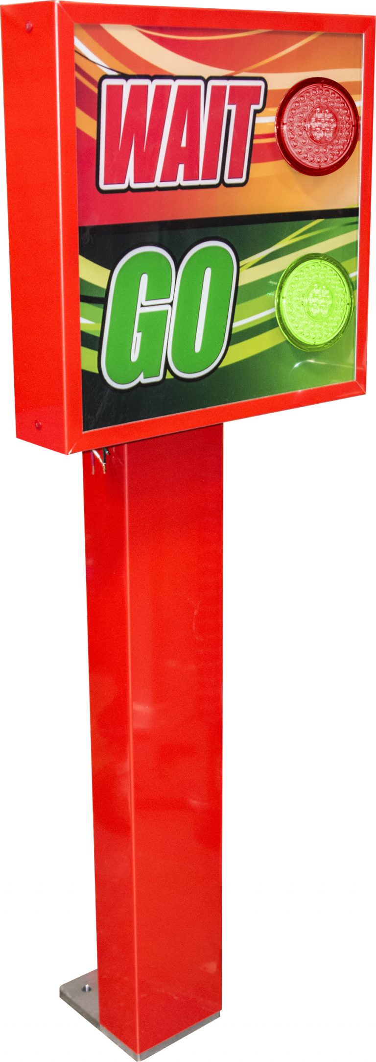 SLIM 2 SECTION FIXTURE WITH LED STROBES - TSS Car Wash Equipment